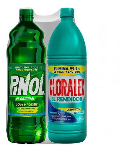 Limpiador Multiusos Líquido Pinol Original 1l Cloralex El Rendidor 950ml Mercadolibre