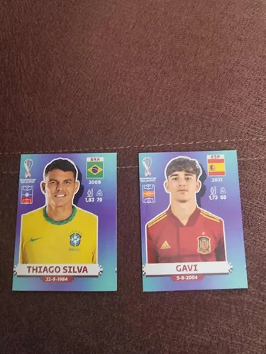 Figurinha Raríssima Copa 2022 Erro Corte Gavi E Thiago Silva ... Figurinha Raríssima Copa 2022 Erro Corte Gavi E Thiago Silva ...