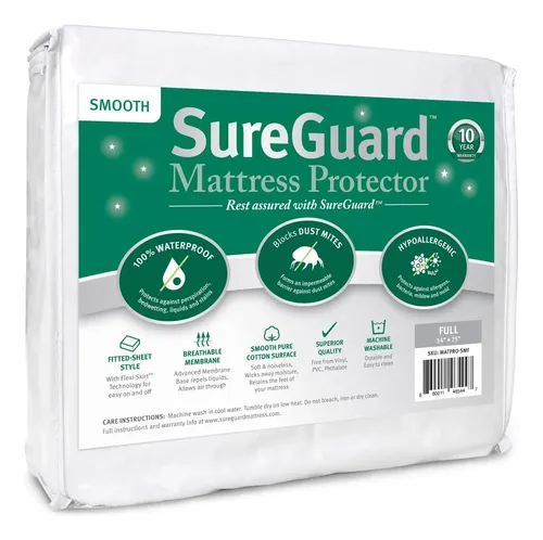 Protector De Colchón Sureguard De Tamaño Completo, 100% Impe | Meses ...