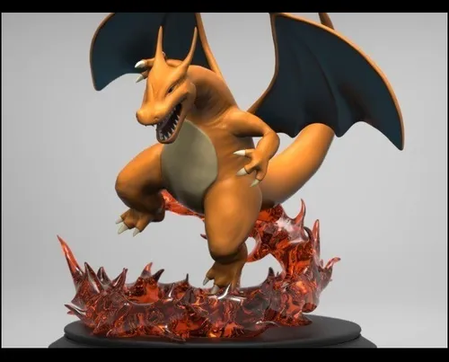 Archivo Stl Impresión 3d - Pokemon Charizard Archivo Stl Impresión 3d - Pokemon Charizard
