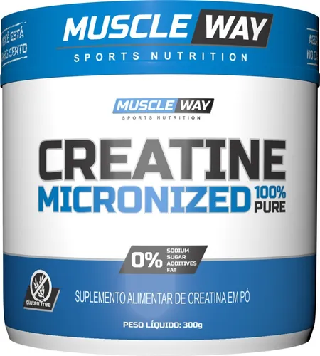 Creatine Micronized 100 Pure 300g Muscle Way Mercadolivre