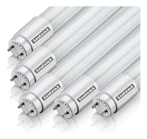 Kit 10 Lâmpada Tubular T8 9w 4000k Bivolt Brc Neutro Intral | MercadoLivre