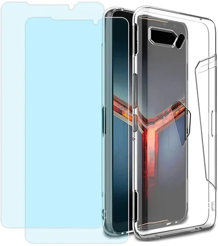 Capa P Asus Rog Phone 2 Clear Slim 2 Películas Cam E Frontal