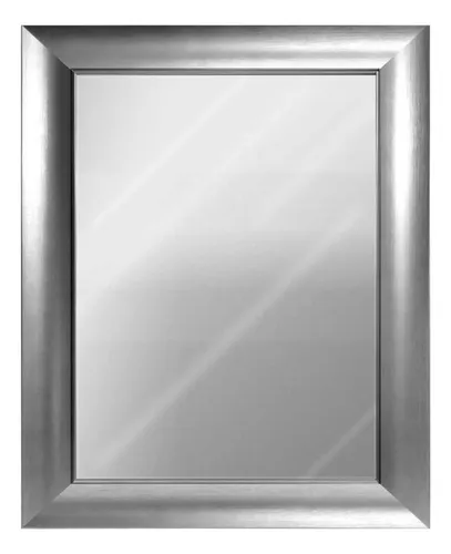 Espejo Con Marco De Madera Plateado 81x65.5cm | MercadoLibre Espejo Con Marco De Madera Plateado 81x65.5cm | MercadoLibre