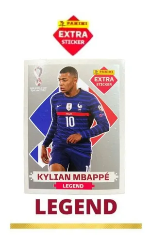 Figurinha Mbappe Legend Prata Original Copa 2022 à venda em Guarulhos ... Figurinha Mbappe Legend Prata Original Copa 2022 à venda em Guarulhos ...