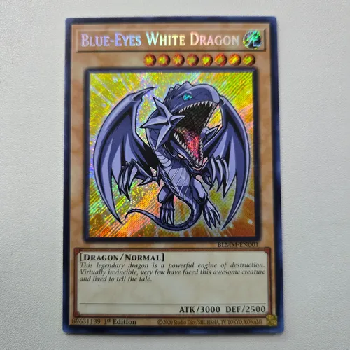 Blue Eyes White Dragon Blmm-en001 Secret Rare Yugioh | MercadoLibre