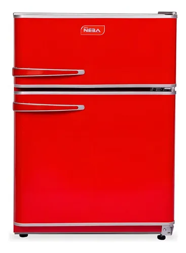 Heladera Minibar Neba A128 Roja Con Freezer 124l Color Rojo Rojo ...