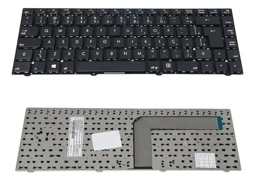 Teclado Para Notebook Cce Win Ultra Thin U25 U45w N325 1401 Preto ...