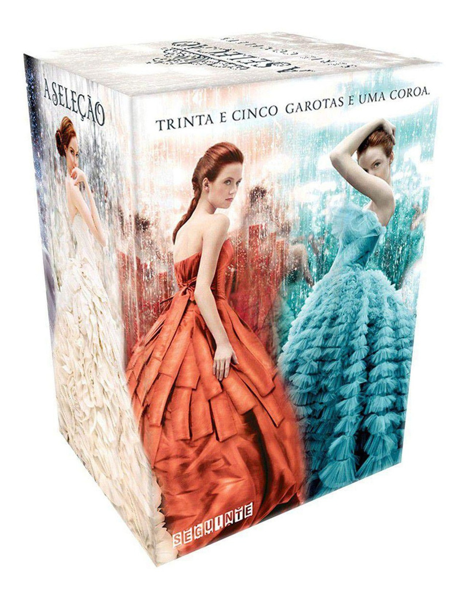 Box Livros A Seleção Seleção Elite Escolha Coroa Herdeira F
