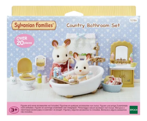 Sylvanian Families Set De Baño Country Ternurines Envío Gratis