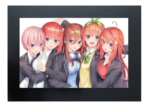 Cuadro De Las Quintillizas Nakano Go Toubun No Hanayome 14 Meses