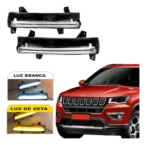 Led Luz Diurna Drl + Seta Jeep Compass 2017 A 2019 | Frete grátis Led Luz Diurna Drl + Seta Jeep Compass 2017 A 2019 | Frete grátis
