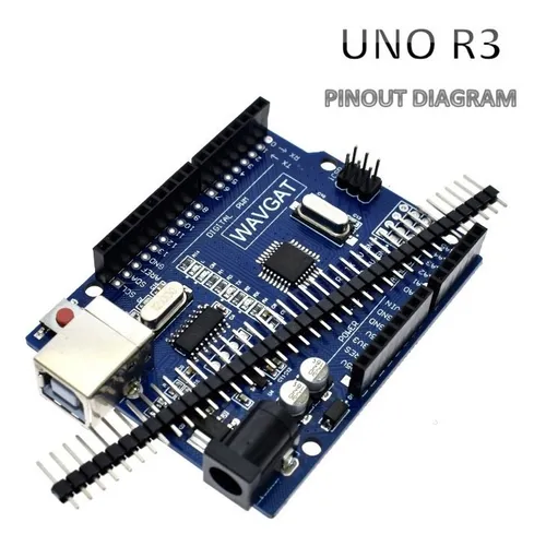 Placa Compatível Com Arduíno Uno R3 Atmega328 Smd Wavegat