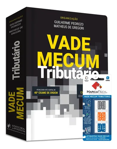 Livro Vade Mecum Tributário - 40º Exame De Ordem | Frete grátis Livro Vade Mecum Tributário - 40º Exame De Ordem | Frete grátis