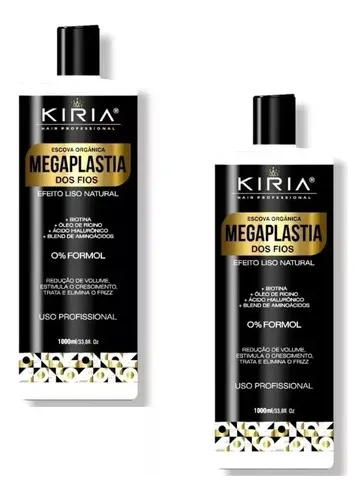 Kit 2 Escova Organica Megaplastia Kiria Profissional | Frete grátis Kit 2 Escova Organica Megaplastia Kiria Profissional | Frete grátis