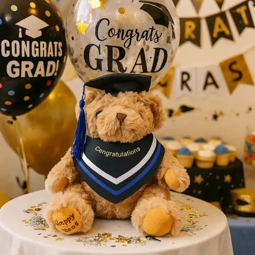 .. Oso De Peluche For Graduación, Muñeco De 20cm .. | Meses sin interés