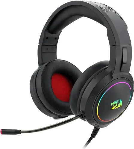 Auriculares Mento Rgb H270-RGB Redragon Professional Gamer, color negro ...