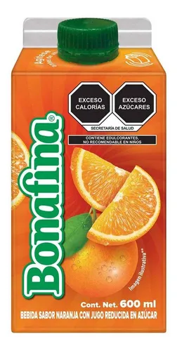 Bebida Bonafina Naranja 600ml | MercadoLibre