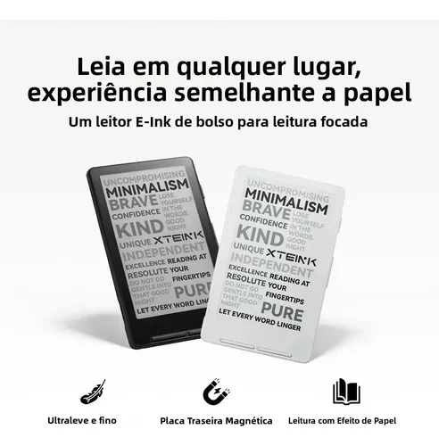 Xteink X4 E-reader Versao Global + Kit Capa E /.a / | Frete grátis
