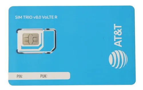 Chip Att Para Cualquier Telefono Celular 3g 4g Lada 444 | Meses sin interés