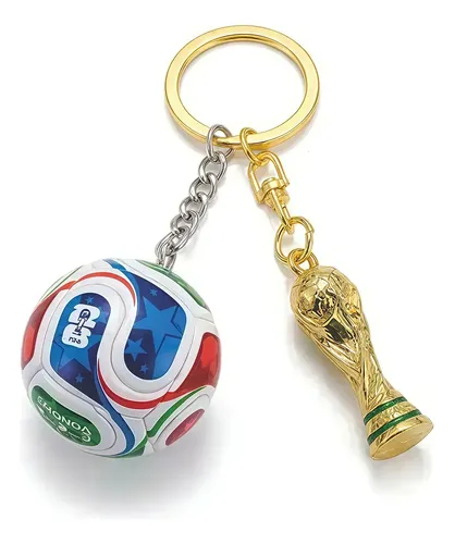 Llavero Balón Y Trofeo Copa Mundial Fútbol 2 Piezas Variation ...