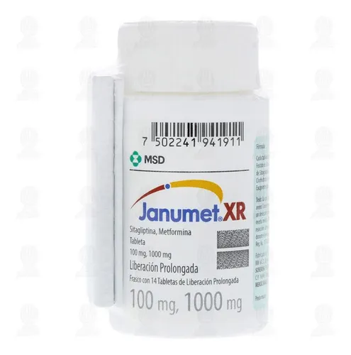 Janumet Xr 100 Mg 1000 Mg Tabletas
