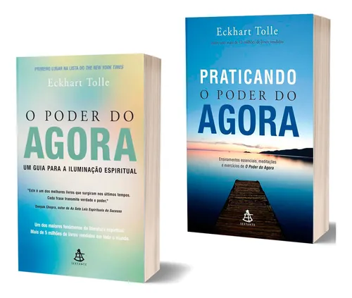 Kit O Poder Do Agora + Praticando O Poder Do Agora - Eckhart Tolle ...