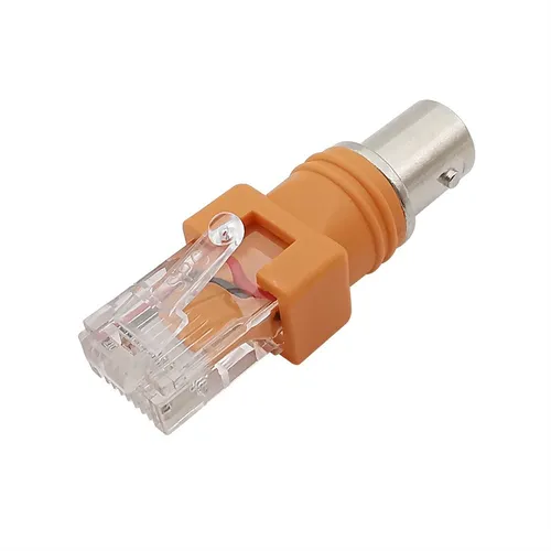 Convertidor Bnc Hembra A Rj45 Macho Adaptador Acoplador Coax | Cuotas sin interés