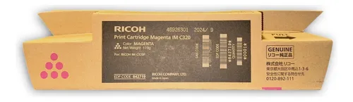 Toner Ricoh Imc320 Im C320 Imc 320 Cyan Magenta Amarillo Magenta ...