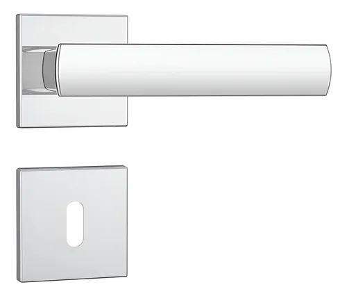 Fechadura Interna Inox 813/35 Stam Roseta Quadrada Cromado | MercadoLivre
