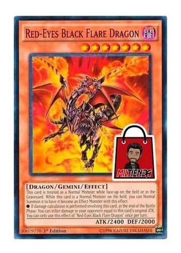 Red-eyes Black Flare Dragon - Joey - Miltienda - Yugioh en venta en ...