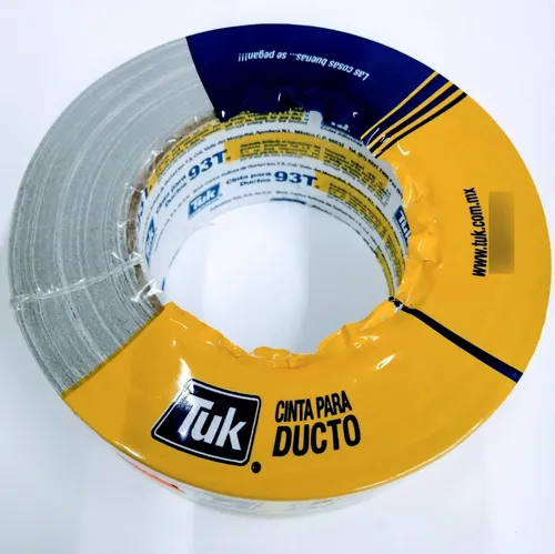 Cinta Para Ducto Gris Plata Tuk 93t 48mm X 50 Mts Cinta Para Ducto Gris Plata Tuk 93t 48mm X 50 Mts