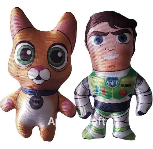Peluche Gato Sox Y Buzz Lightyear Nuevo 2pzs Meses Sin Intereses