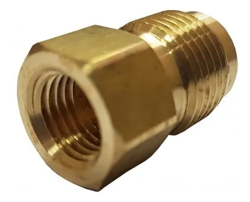Unión Reducción Flare Macho 3/8 Hembra 1/4 Refrigeración Unión Reducción Flare Macho 3/8 Hembra 1/4 Refrigeración