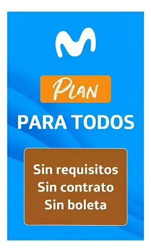 Chip Movistar Prepago Incluye 70 Gigas +1000 Min Por 30 Días 3 En 1 ...