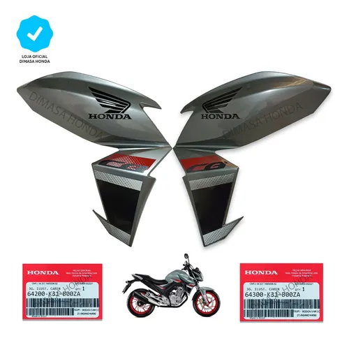 Par Aba Carenagem Do Tanque Cb 250f Twister 2018 Original