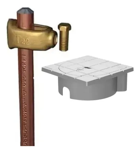 Kit Puesta A Tierra Jabalina 3/8x1.5m Normalizada Iram +toma