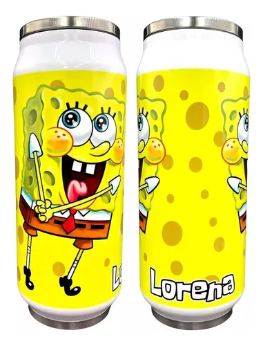 Termo Lata 500 Ml Bob Esponja Meses Sin Intereses