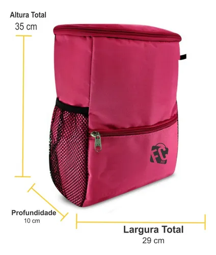 Mochila Térmica Cooler Impermeável Cerveja Praia 10l Pink ... Mochila Térmica Cooler Impermeável Cerveja Praia 10l Pink ...