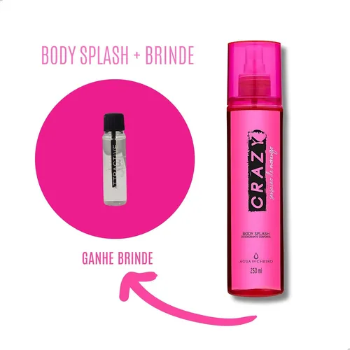 Body Splash Crazy Sensação De Morango Adocicado Água De Cheiro Mercadolivre