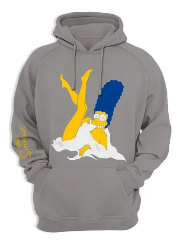 Poleron Homero Y Marge Los Simpson Enamorados Pareja Cuotas Sin Interés