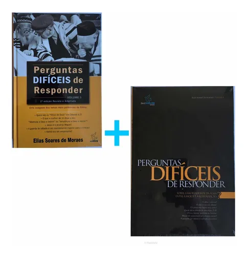 Livros Perguntas Difíceis De Responder Vol 3 E Vol 4 | Parcelamento sem ... Livros Perguntas Difíceis De Responder Vol 3 E Vol 4 | Parcelamento sem ...