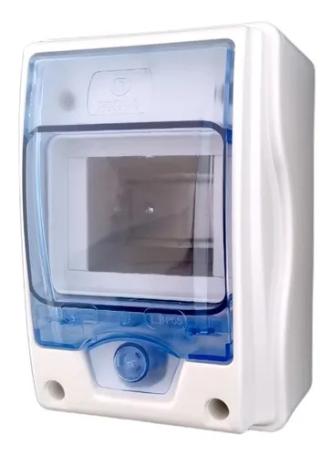 Centro De Carga - Caja Plástica Riel Din De 4 Módulos Ip65 | MercadoLibre