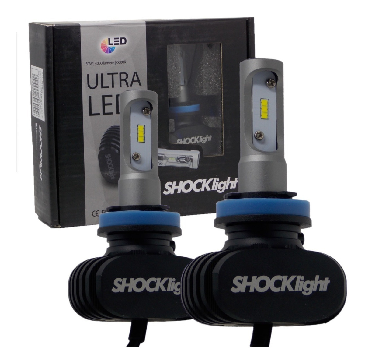 Par Lampada Ultra Led Carro Shocklight H8 Original Novo | Parcelamento ... Par Lampada Ultra Led Carro Shocklight H8 Original Novo | Parcelamento ...