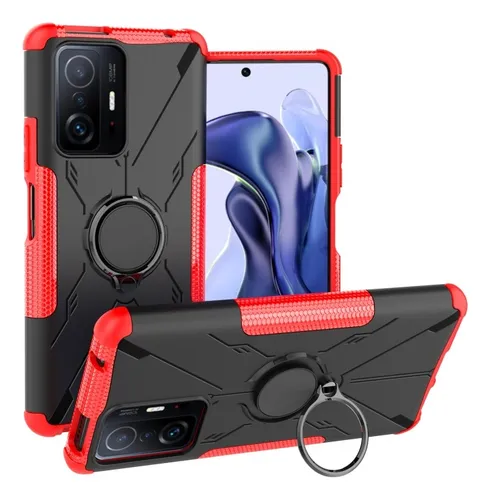 Funda Uso Rudo Para Xiaomi Mecha Bear Case Cristal 9d Meses Sin Interés