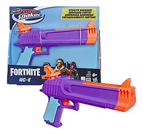 Lançador De Água De Brinquedo Nerf Fortnite Hc-e Super Soake ... Lançador De Água De Brinquedo Nerf Fortnite Hc-e Super Soake ...