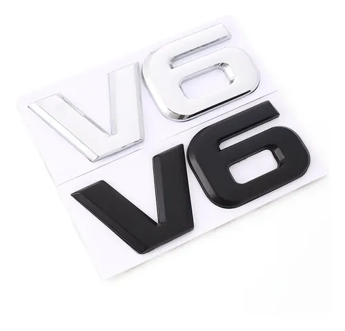 For For Bmw Kia Nissan Toyota 3d Metal V6 V8 Logo Sticker | Meses sin ...