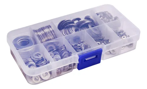 Juego De Arandelas Planas De Acero Inoxidable, 580 Unidades, | Cuotas sin interés