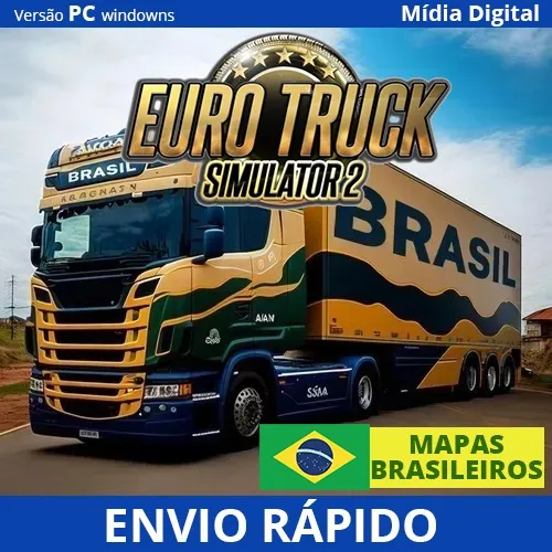 Euro Truck Simulator 2 Mapa Brasil Onibus Br Envio Rápido