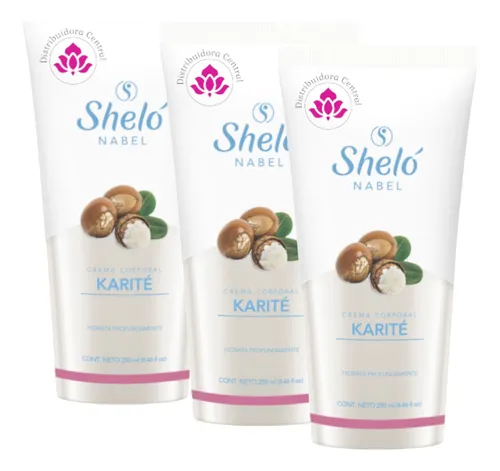 Crema Corporal Karite Shelo Nabel® 250ml. 3 Piezas | Envío gratis Crema Corporal Karite Shelo Nabel® 250ml. 3 Piezas | Envío gratis